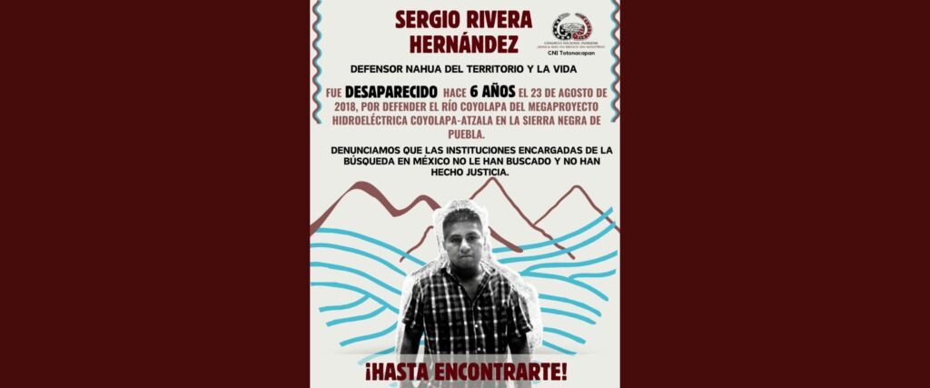 Seis años de la desaparición de Sergio Rivera Hernández | Radio Zapatista